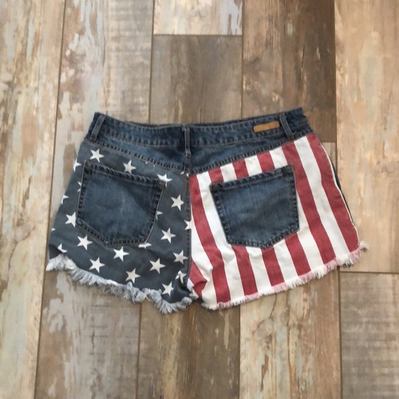 True Craft | Shorts | True Craft American Flag Jean Shorts | Poshmark